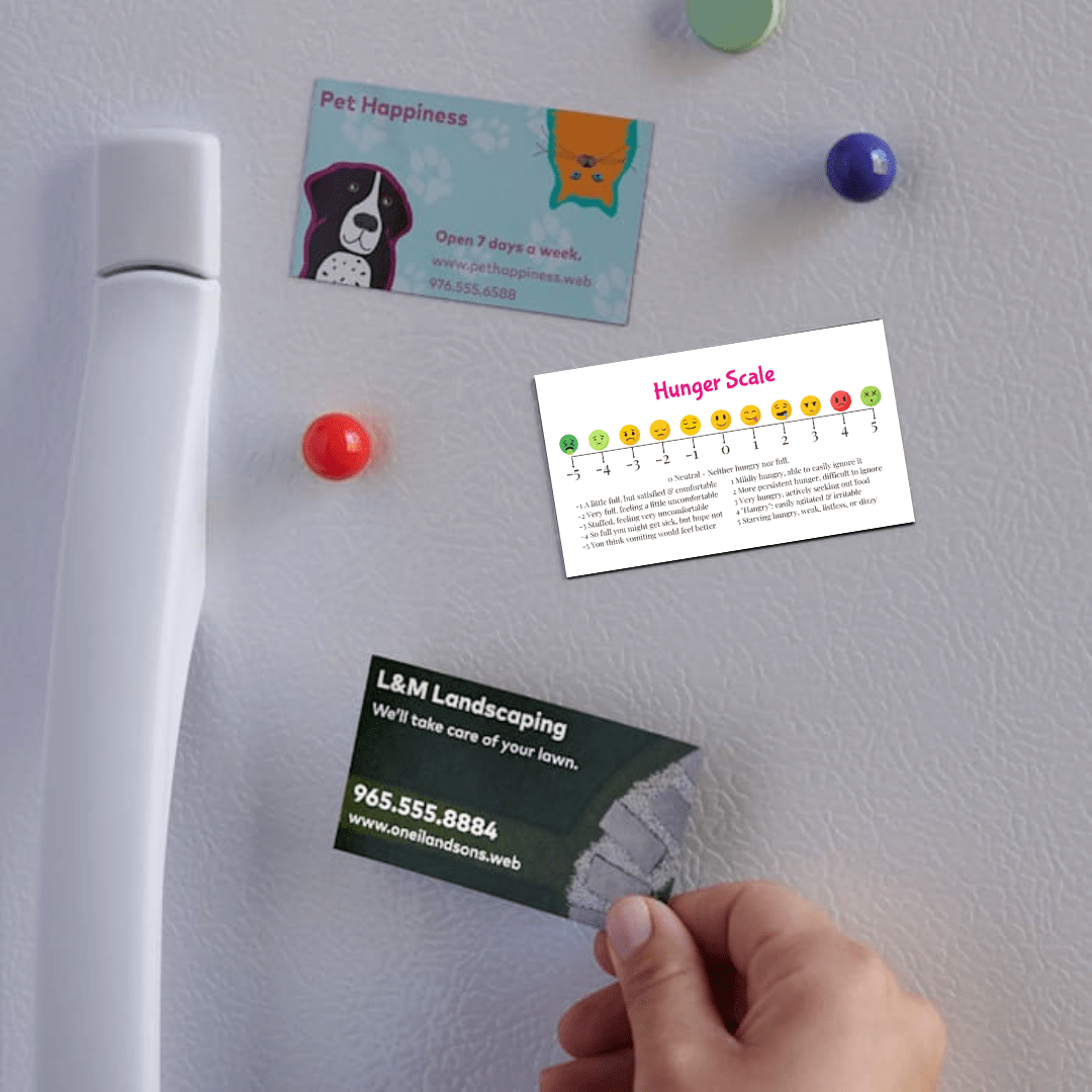 Hunger Scale Refrigerator Magnet - Be Well Energy Work